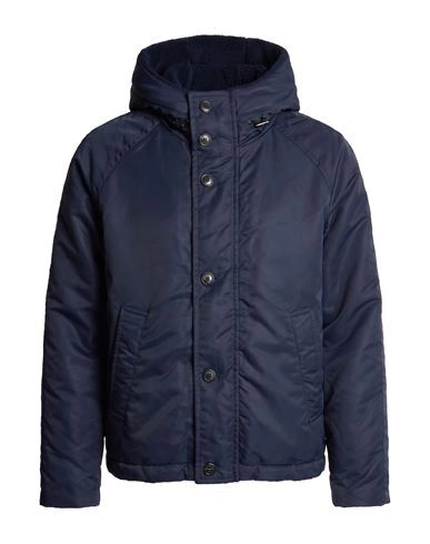 TOD'S Hooded Puffer Jacket In Polyamide - Navy