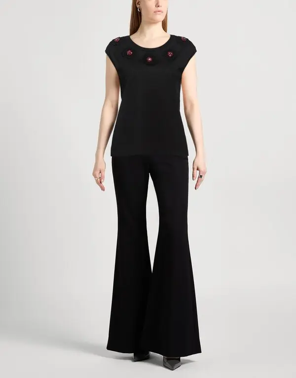 Dolce & Gabbana Embellished Cotton T-shirt - Black