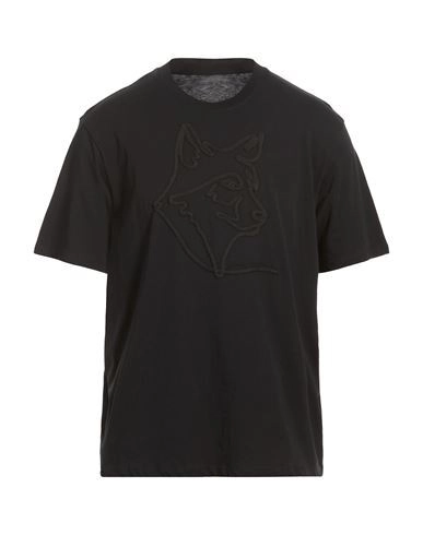 Armani Exchange T-shirt Burgundy Size Cotton - Black