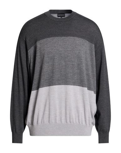 Emporio Armani Sweater Size Virgin Wool, Polyamide, Elastane - Grey
