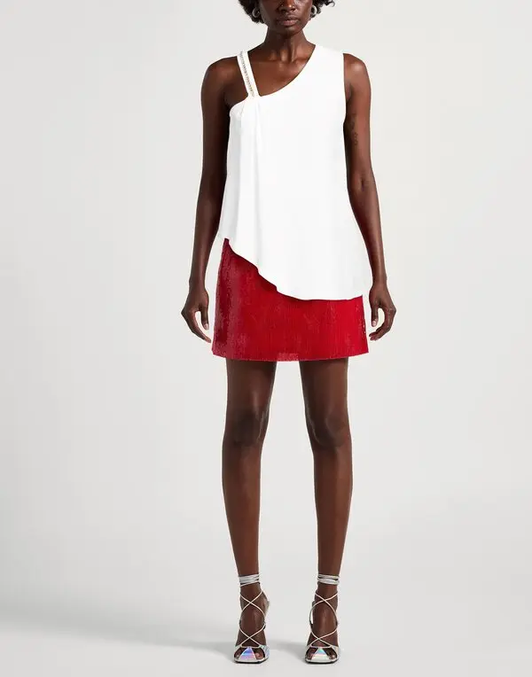 Liu Jo Top Size Acetate, Silk - White