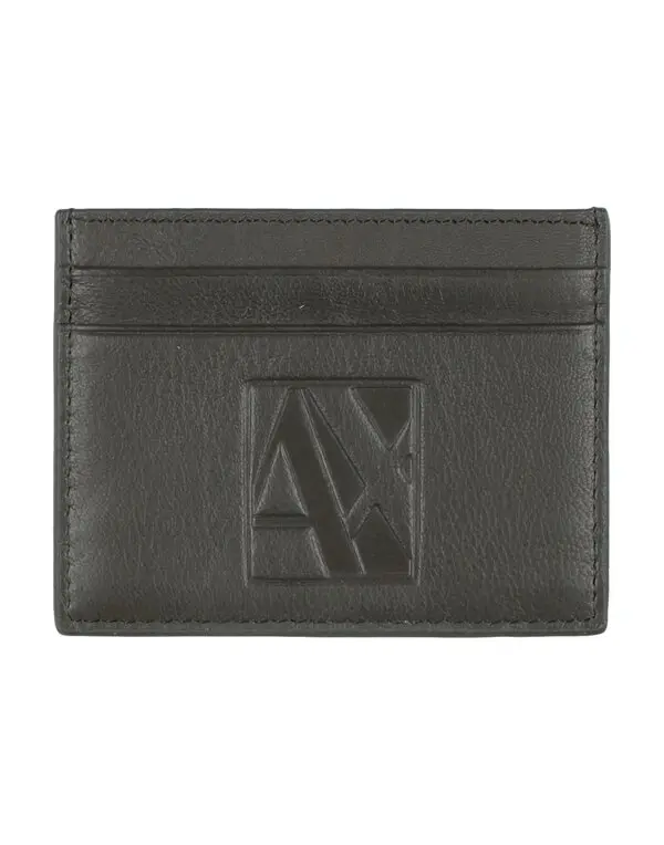 Armani Exchange Cardholder Dark Ovine Leather