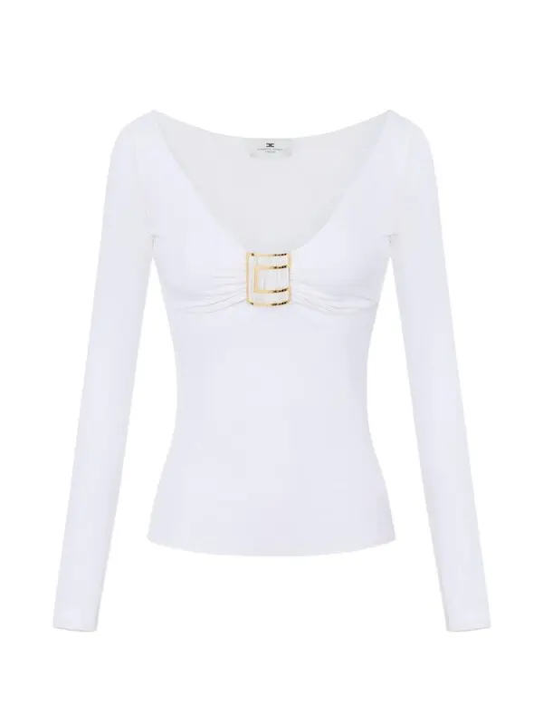 Elisabetta Franchi V-necked Sweater