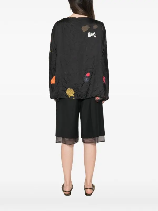 DANIELA GREGIS Printed Silk Shirt