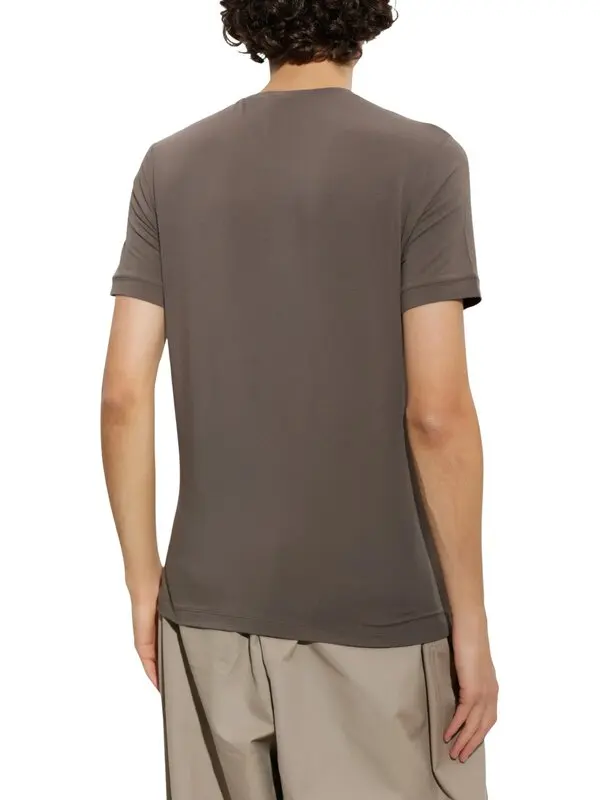 Giorgio Armani Embroidered-logo T-shirt