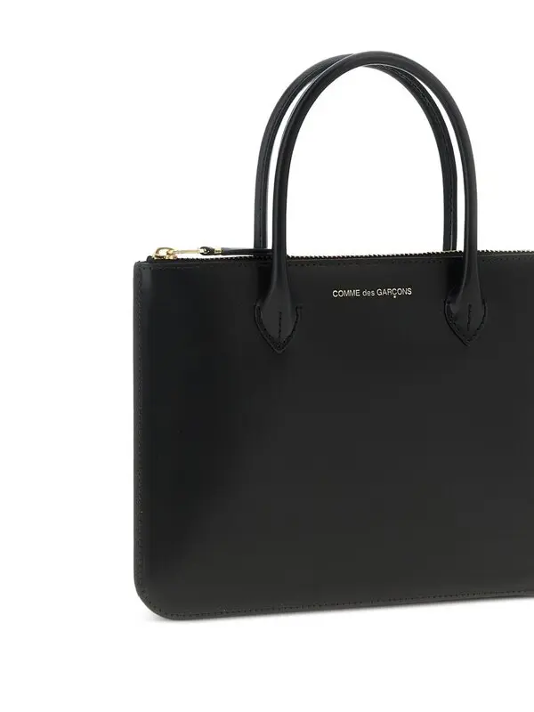 Comme Des Garçons Leather Mini Bag - Black