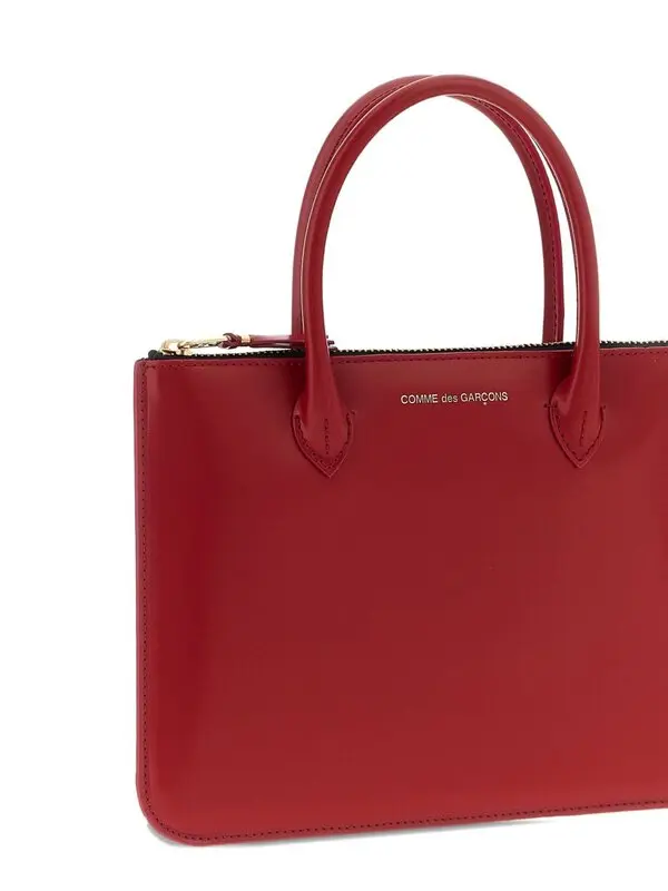 Comme Des Garçons Leather Mini Bag - Red