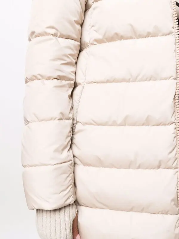 Herno A-shape Midi Down Jacket - Pink