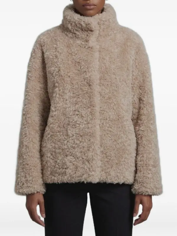 Herno Faux Fur Short Coat - Pink
