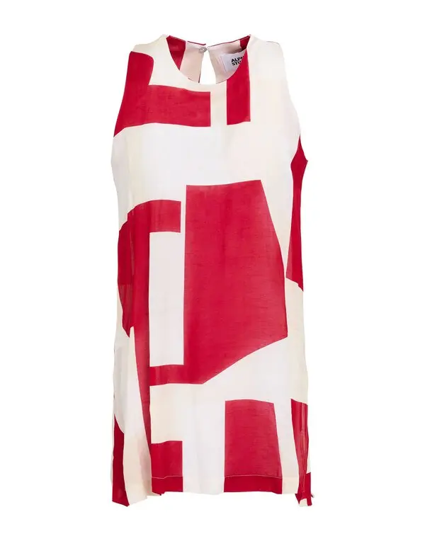 Alpha Studio Top Brick Size Viscose, Linen