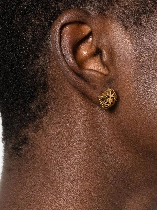Loewe Anagram Silver Earrings