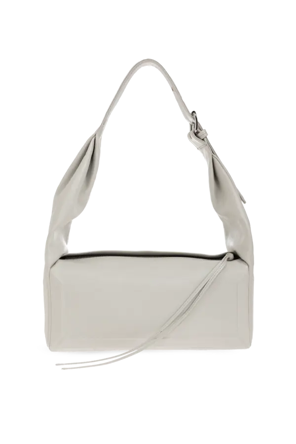 MAISON MARGIELA Box East West Medium' Leather Bag - Grey