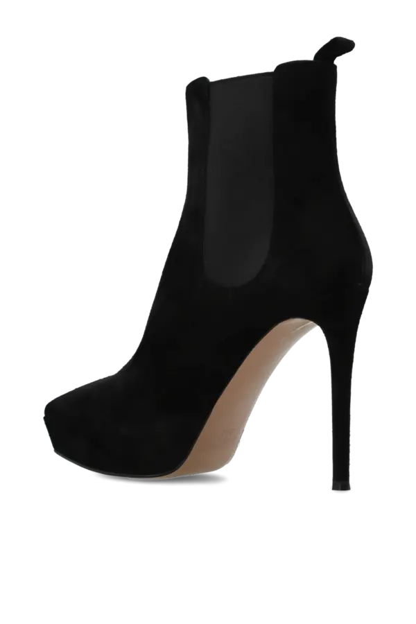 GIANVITO ROSSI Suede Platform Ankle Boots