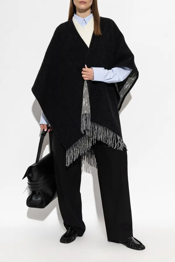 JIMMY CHOO Wool Poncho