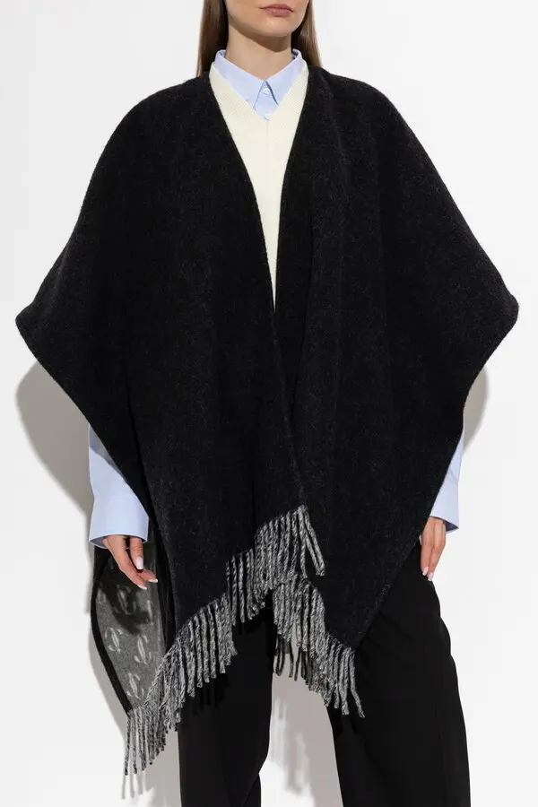 JIMMY CHOO Wool Poncho