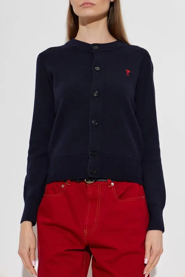 AMI Paris Wool Cardigan
