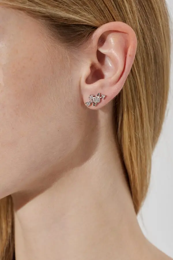 VIVIENNE WESTWOOD Kiri Heart And Arrow Stud Earrings