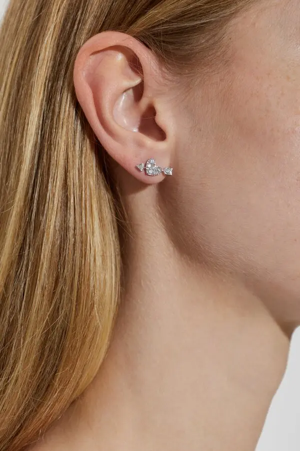 VIVIENNE WESTWOOD Kiri Heart And Arrow Stud Earrings