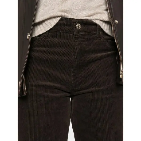 7 For All Mankind Stovepipe Belt-loop Corduroy Trousers
