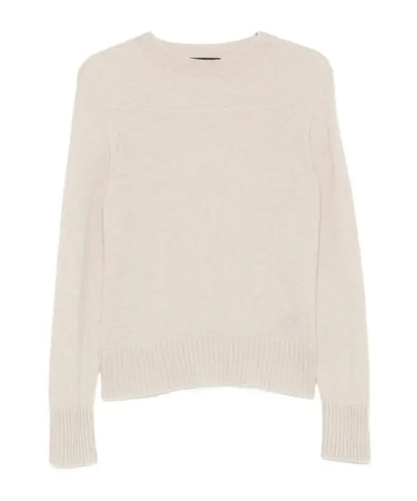 ARAGONA Ribbed-trim Crew Neck Sweater