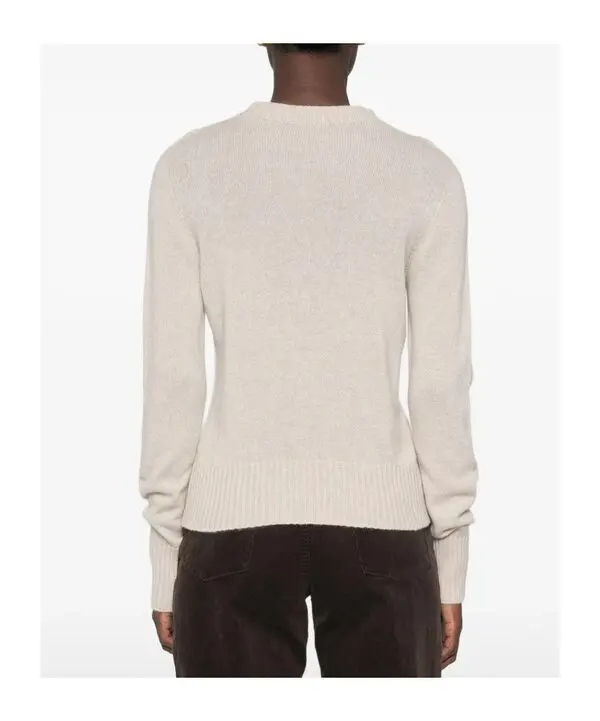 ARAGONA Ribbed-trim Crew Neck Sweater