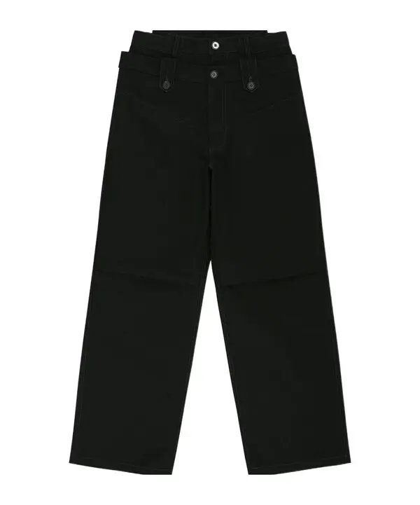 Andersson Bell Double-belted Wide-leg Pants