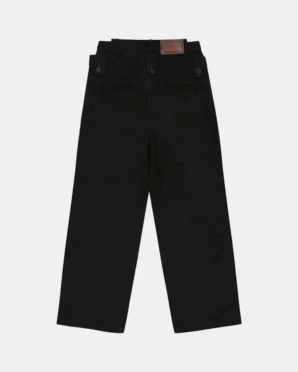 Andersson Bell Double-belted Wide-leg Pants