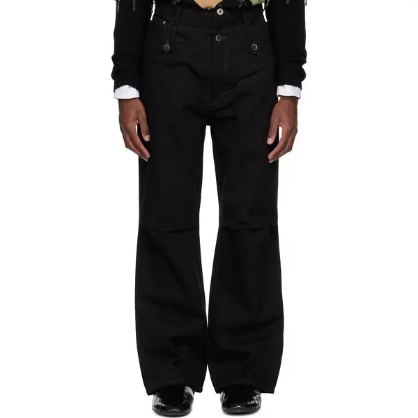 Andersson Bell Double-belted Wide-leg Pants