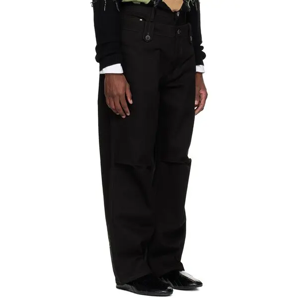 Andersson Bell Double-belted Wide-leg Pants