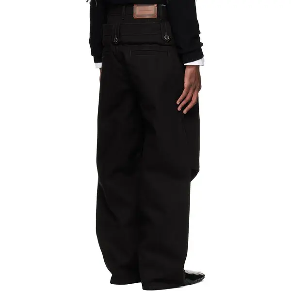 Andersson Bell Double-belted Wide-leg Pants
