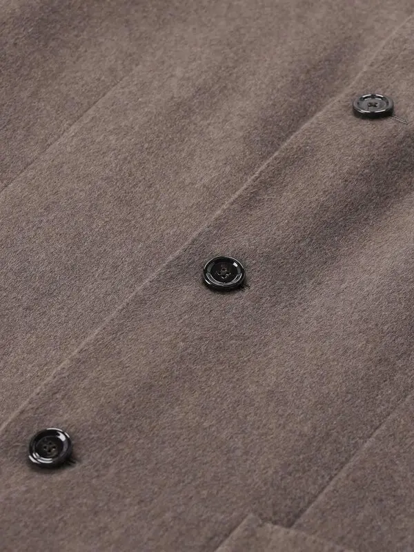 LARDINI Single Breasted Jacket With Stand Collar