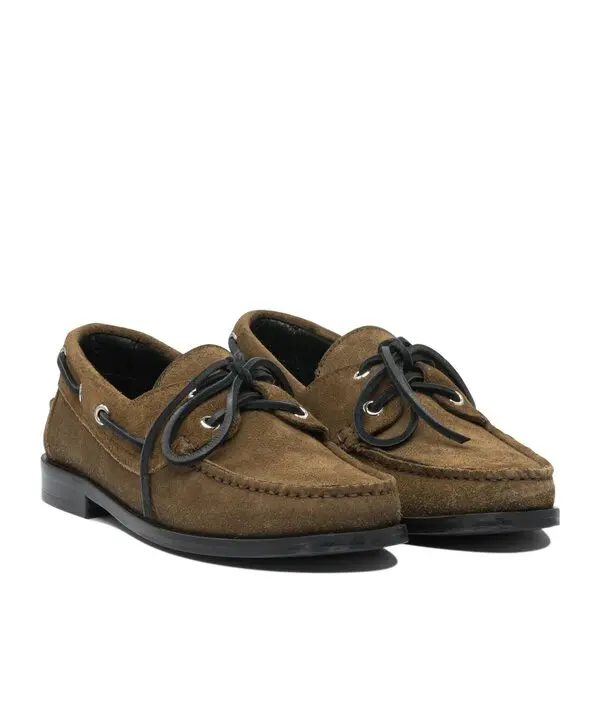 AeydĒ Harris Suede Leather Lace-up Loafers