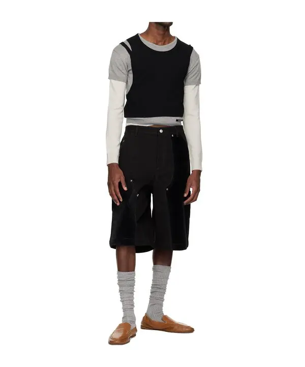 Andersson Bell Patchwork Cargo Shorts