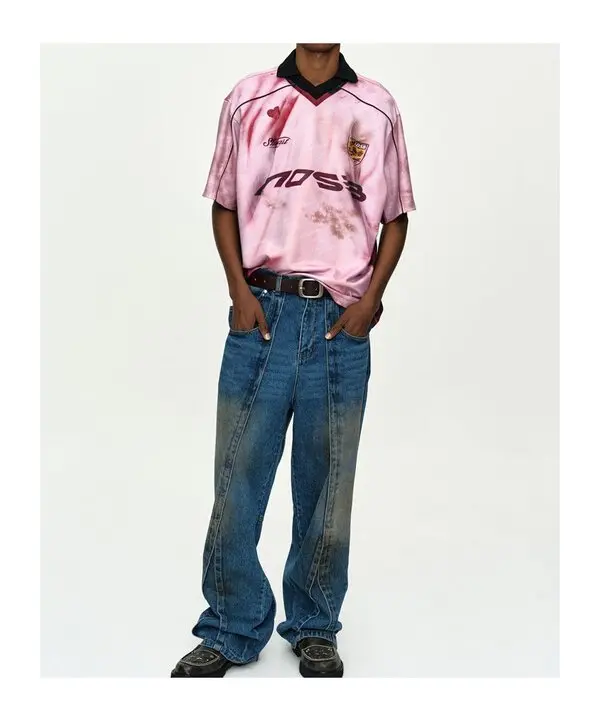 Andersson Bell Layered Wide-leg Jeans