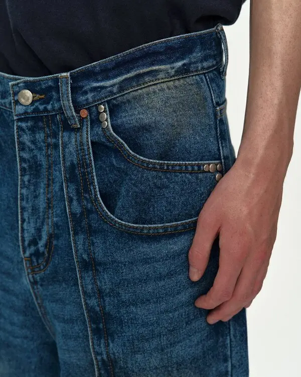Andersson Bell Layered Wide-leg Jeans