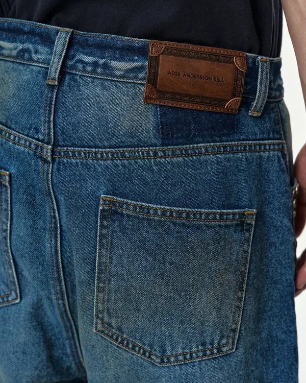 Andersson Bell Layered Wide-leg Jeans