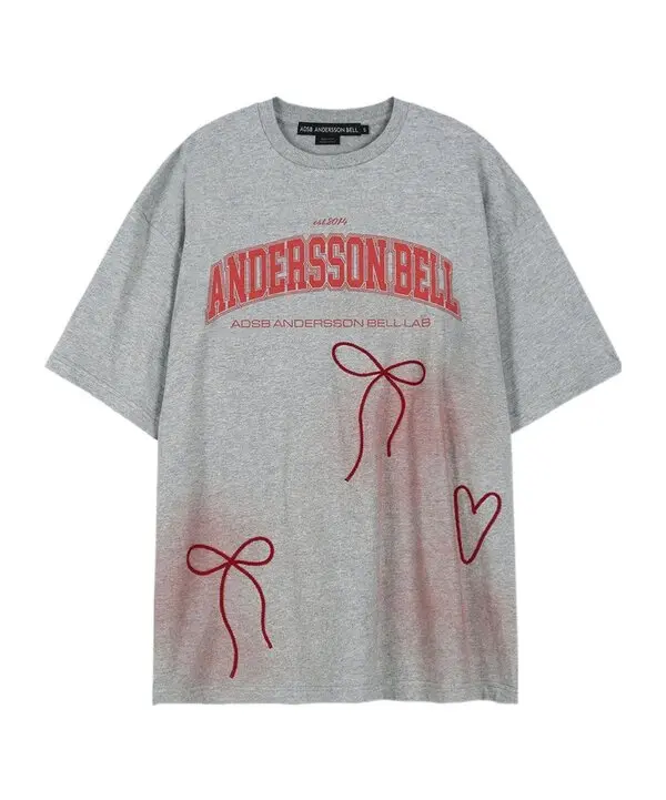 Andersson Bell Ribbon Embroidery Printed T-shirt