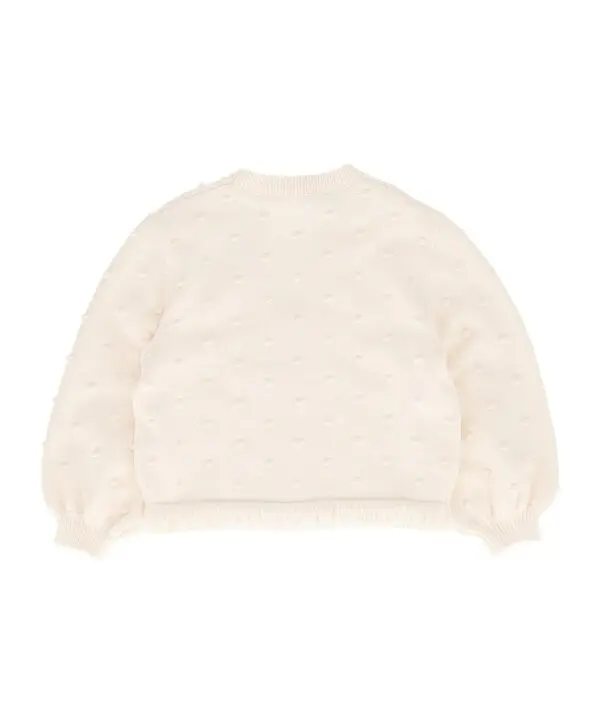 Stella McCartney Bobble-knit Frayed Cardigan