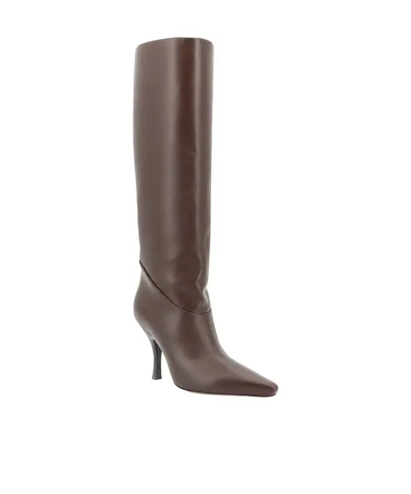 Paris Texas Pointed-toe Knee-high Boots