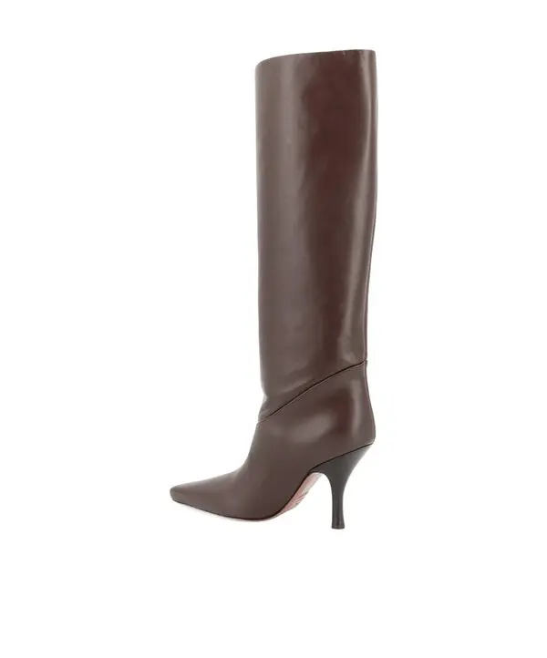Paris Texas Pointed-toe Knee-high Boots