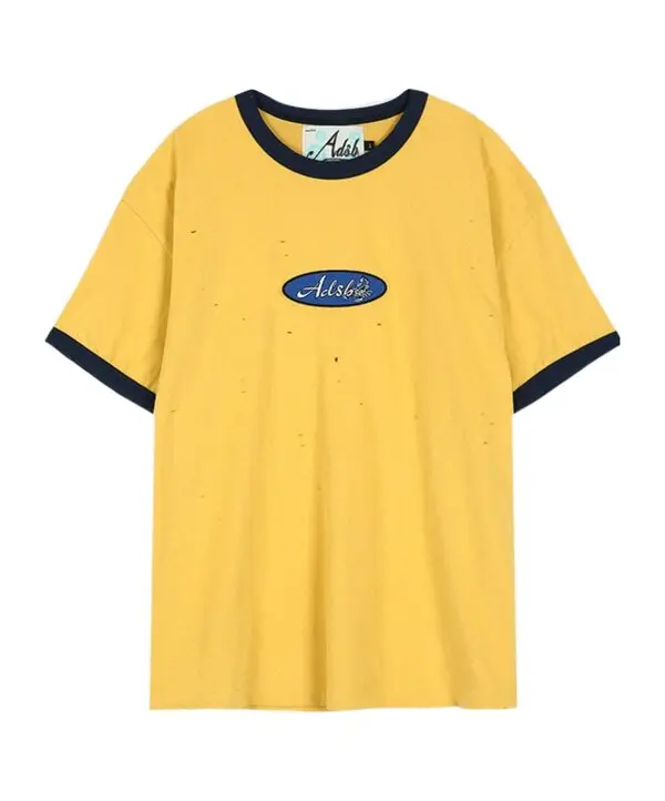 Andersson Bell Logo Patch Crew Neck T-shirt