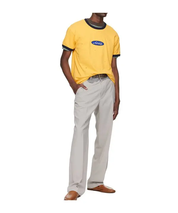Andersson Bell Logo Patch Crew Neck T-shirt