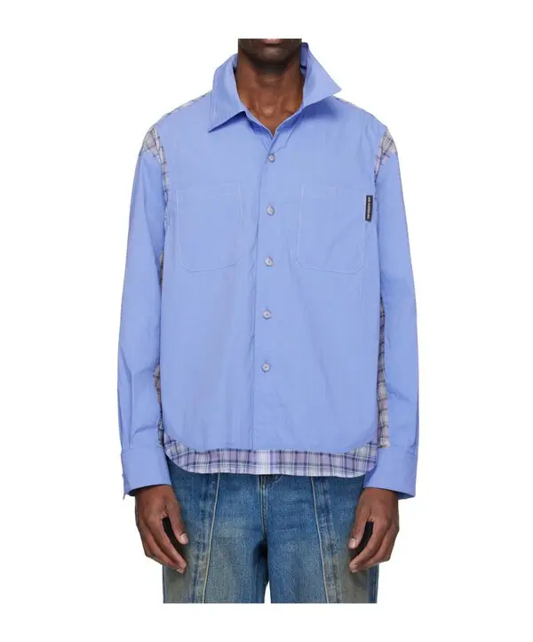 Andersson Bell Mesh Patchwork Shirt
