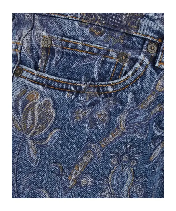 Etro Printed Casual Trousers