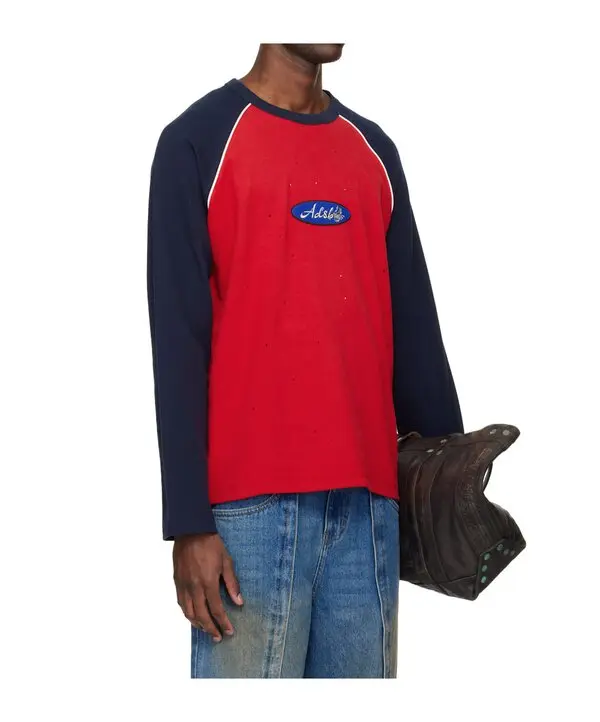 Andersson Bell Color-blocked Raglan Long-sleeved T-shirt