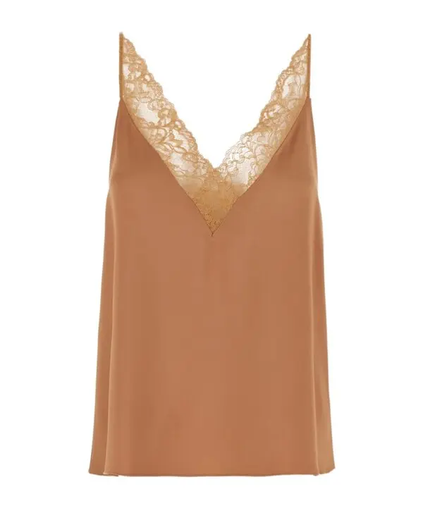 FORTE_FORTE Lace-trim Camisole