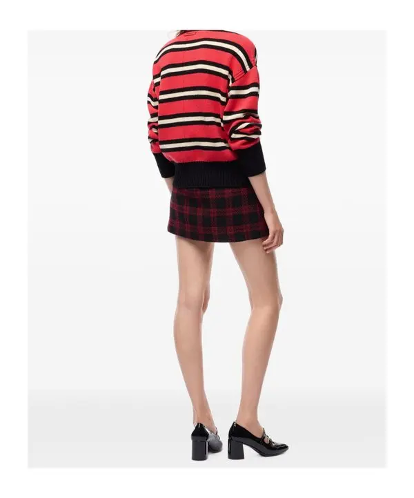 Pinko Striped V-neck Cardigan
