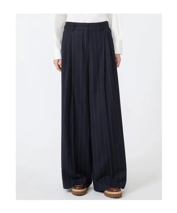Max Mara Casual Pants With Belt Loops
