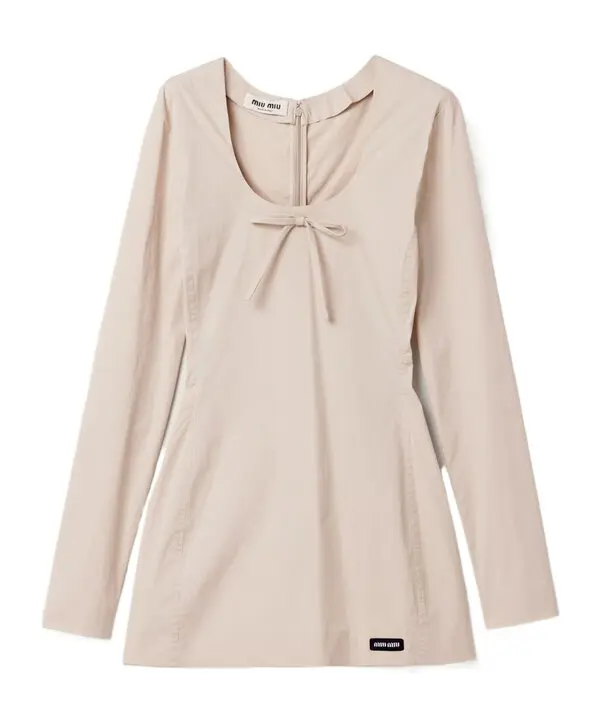 Miu Miu Long-sleeved Dress
