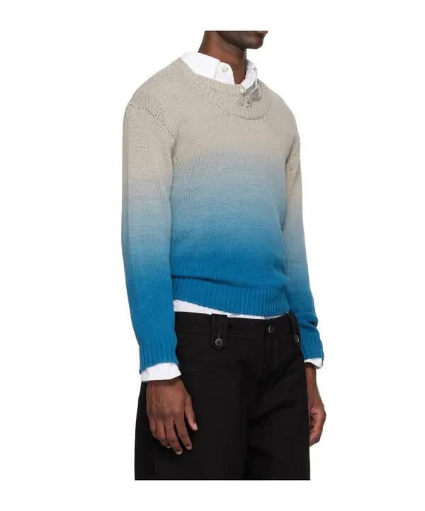 Andersson Bell Gradient Henley Collar Sweater